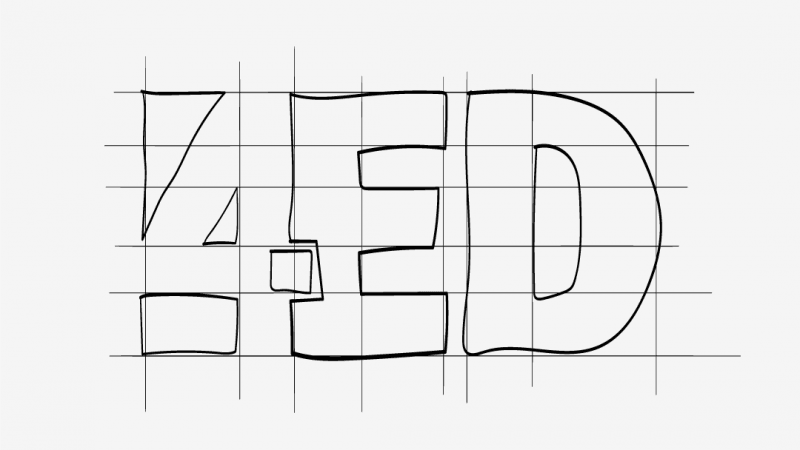 Significado da marca 4ED representado no Logotipo - 4ED